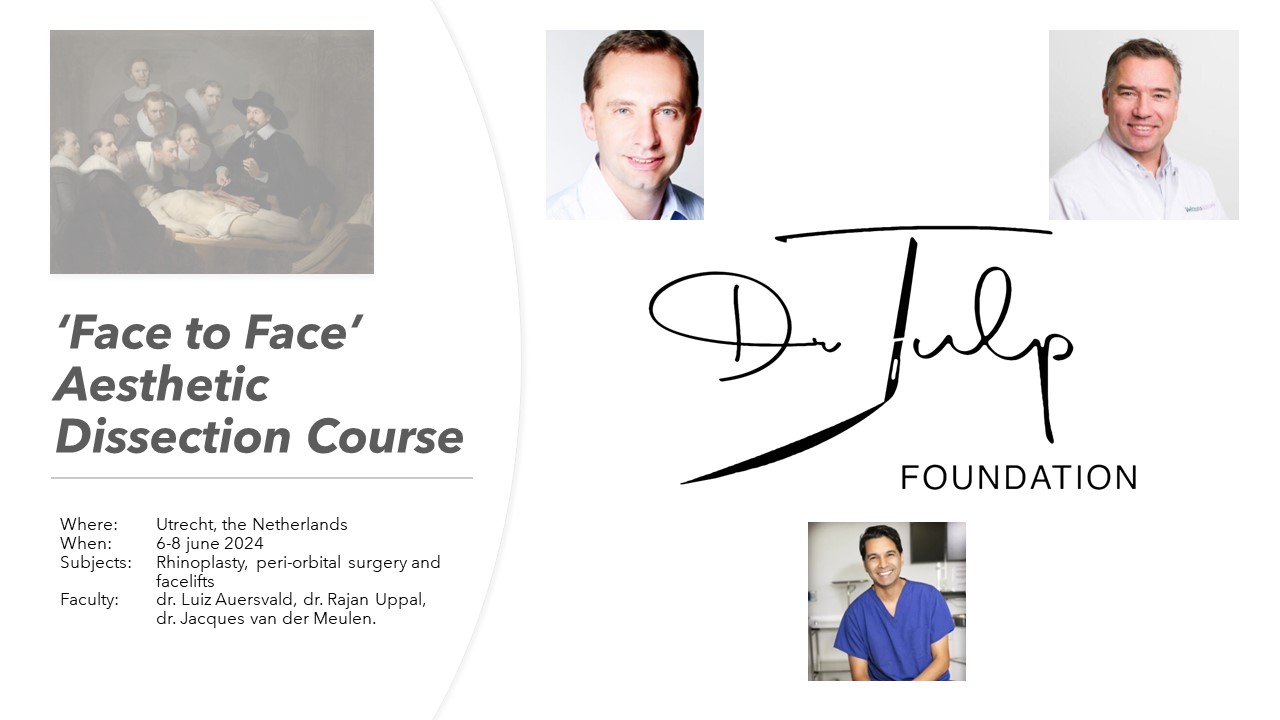 Yearly Plastic Surgery Courses in Utrecht, The Netherlands - Dr Tulp Foundation